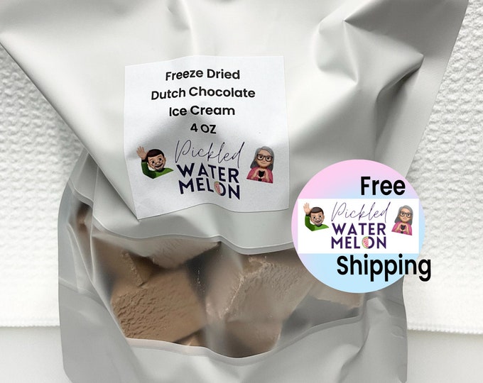 Freeze Dried Dutch Chocolate Ice Cream Pieces - Etsy