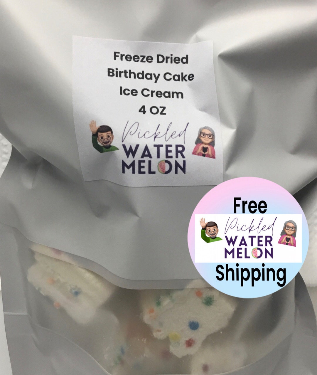 Freeze Dried Birthday Cake Ice Cream Pieces - Etsy
