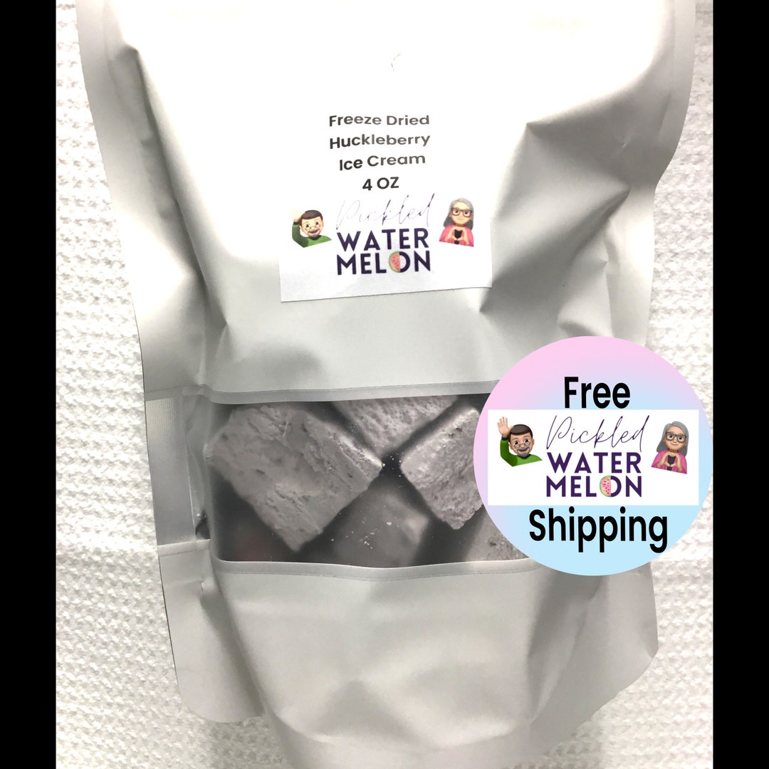 Freeze Dried Huckleberry Ice Cream Pieces - Etsy