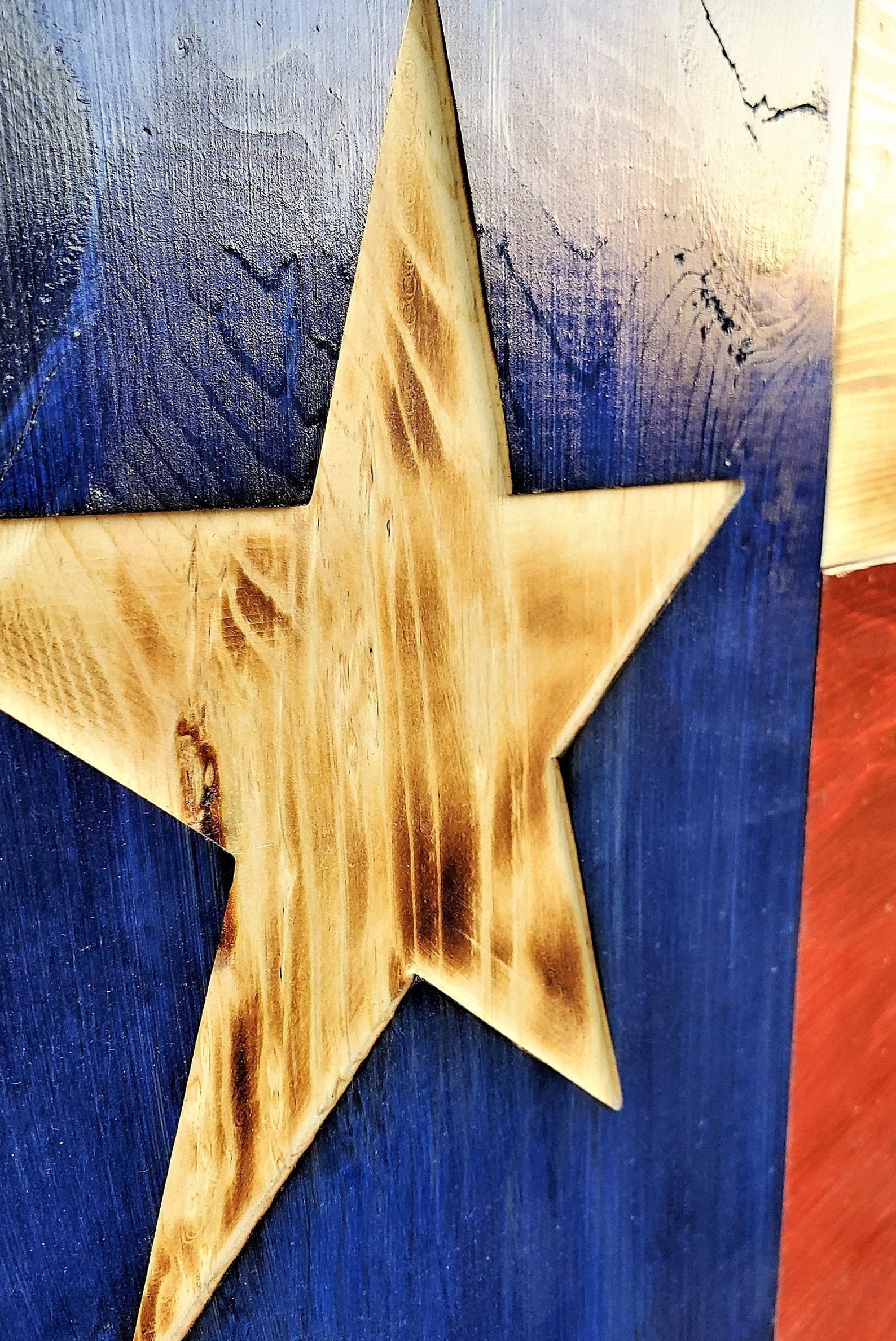 Rustic Wooden Texas Flag Lone Star State Texas Flag Wooden | Etsy