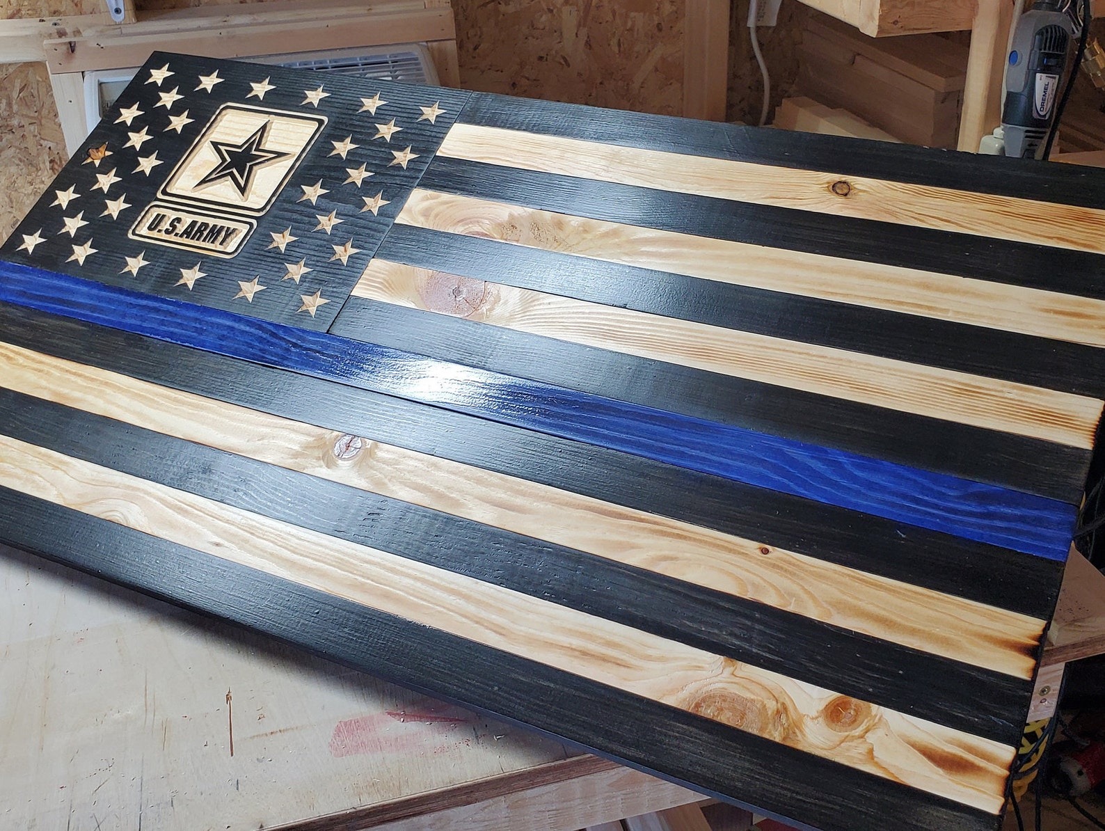 Custom Rustic American Flags Any Logo on USA Flag Texas | Etsy