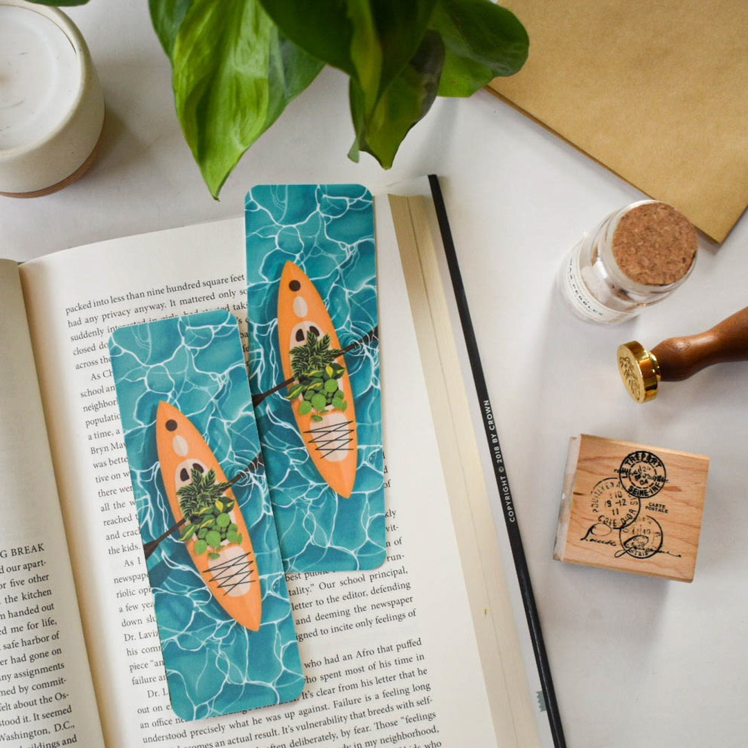 Kayak Bookmark | Plant Bookmark | High Thick Quality Bookmark for Book ...