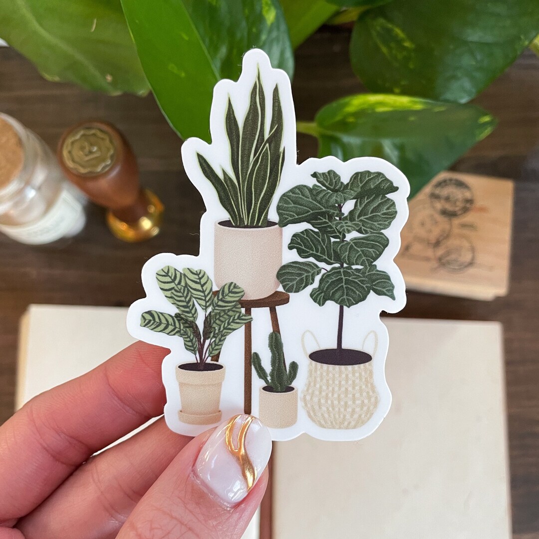 The Plant Family Sticker Plant Lovers Sticker Labels for Car, Water ...