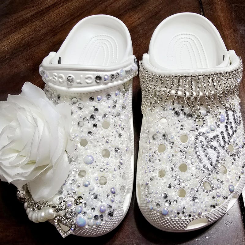 Wedding Crocs - Etsy