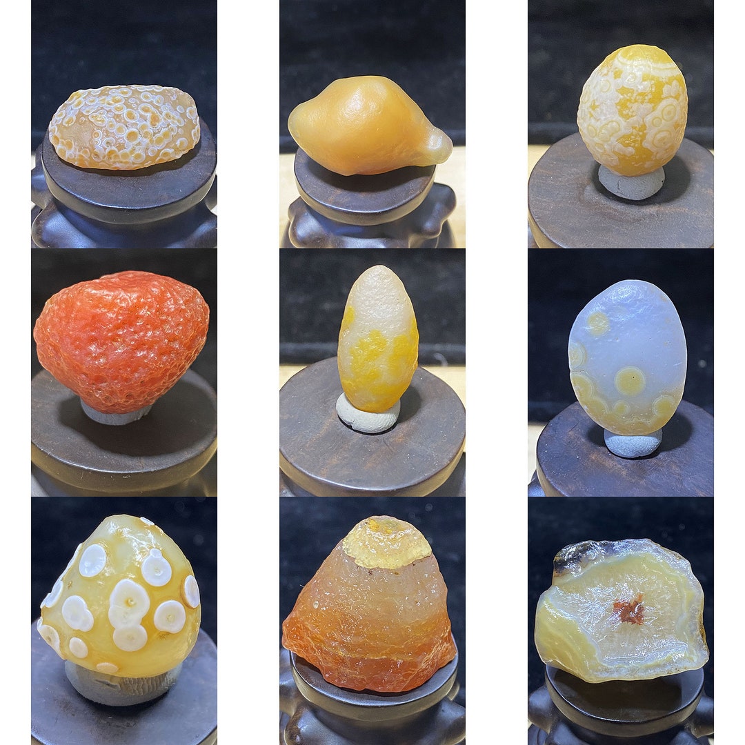 Natural Gobi Desert Candy Agate , Mongolia Gobi Desert Orange Agate ...