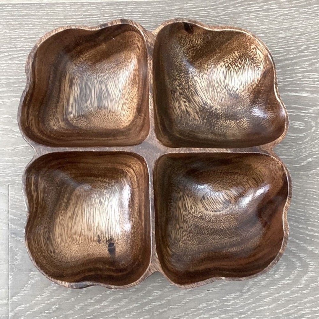 Monkey Pod Vintage Philippines Wooden Serving Tray Platter - Etsy