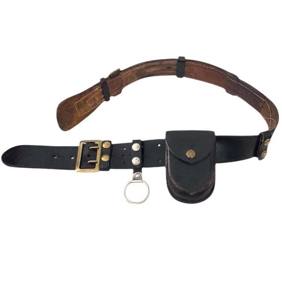 Vintage Sam Browne Security Military Combat Duty Poli… - Gem