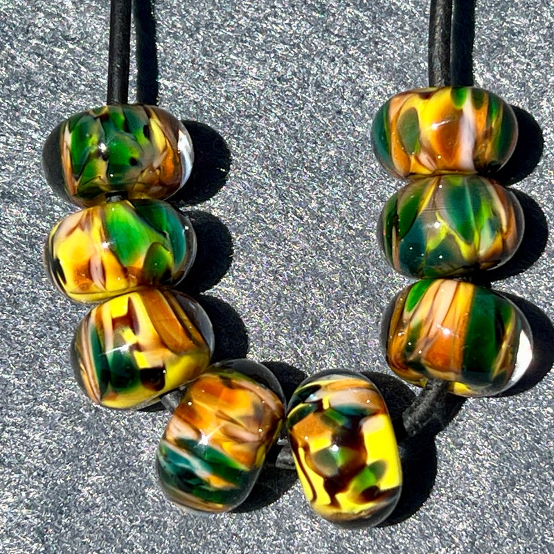 Handmade Glass Beads - Etsy