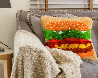 Sloth Latch Hook Kits DIY Throw Pillow Cover Crochet Crafts for ...