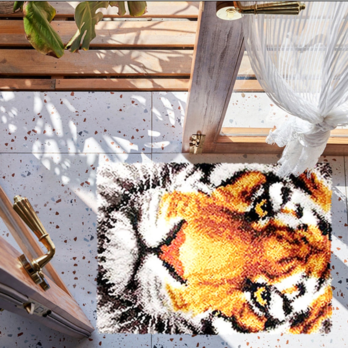 Latch Hook Rug Kits Embroidery DIY Llama Pattern Crochet - Etsy