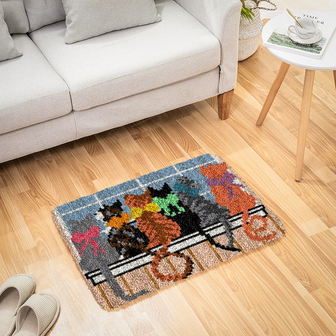 Latch Hook Rug Kits 6 Cats Patterns for Kids and Adults DIY - Etsy