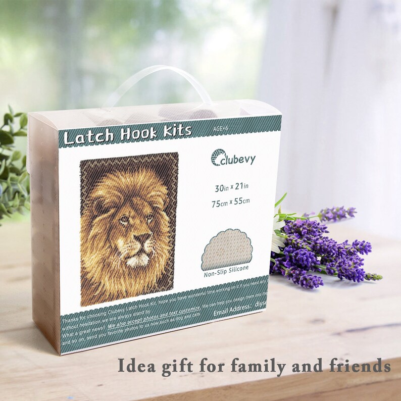 Latch Hook Rug Kits, Kids Adults Carpet Embroidery Set Beginners DIY ...