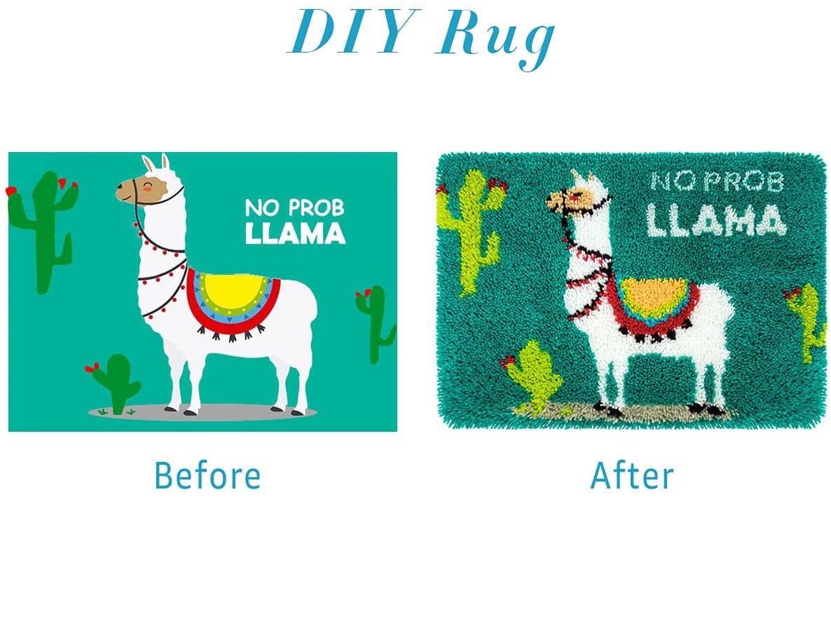 Custom Latch Hook Rug Kit DIY Crochet Crafts for Beginner Kids - Etsy
