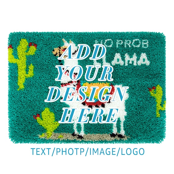 Custom Latch Hook Rug Kit DIY Crochet Crafts for Beginner Kids - Etsy