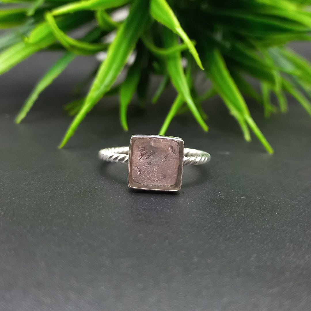 Sterling Silver Plated Square Bezel Ring Setting: DIY Jewelry Supplies ...