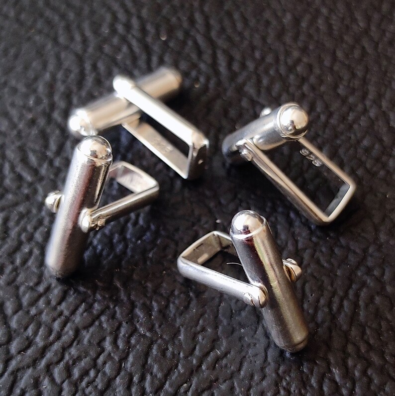 925 Sterling Silver Cufflink Hooks: DIY Jewelry Supplies (22x7.5 MM) - Etsy