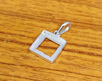 Square Pendant - Etsy