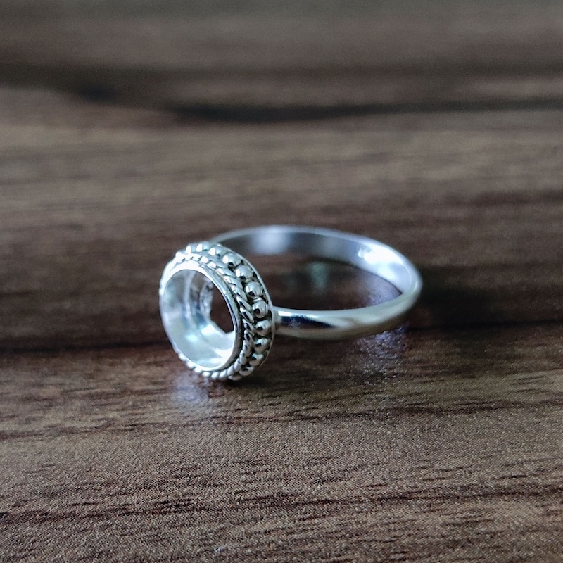 Silver Ring Settings - Etsy