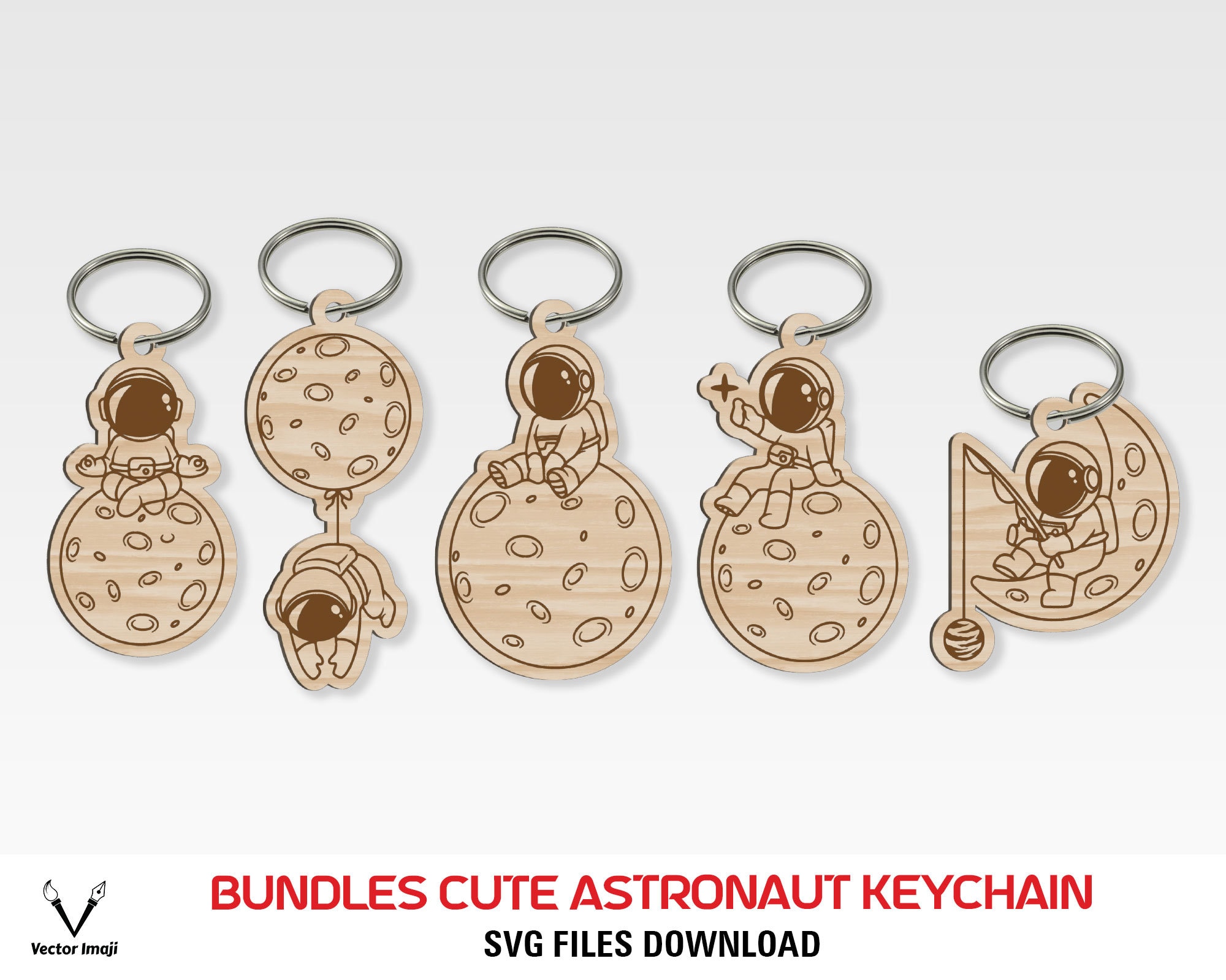 Keychain Bundle SVG Space Keychain Svg Astronaut Keychain - Etsy Australia