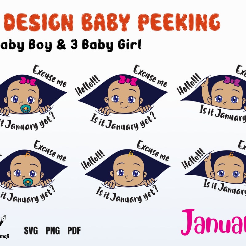 January Baby Pregnant - Etsy