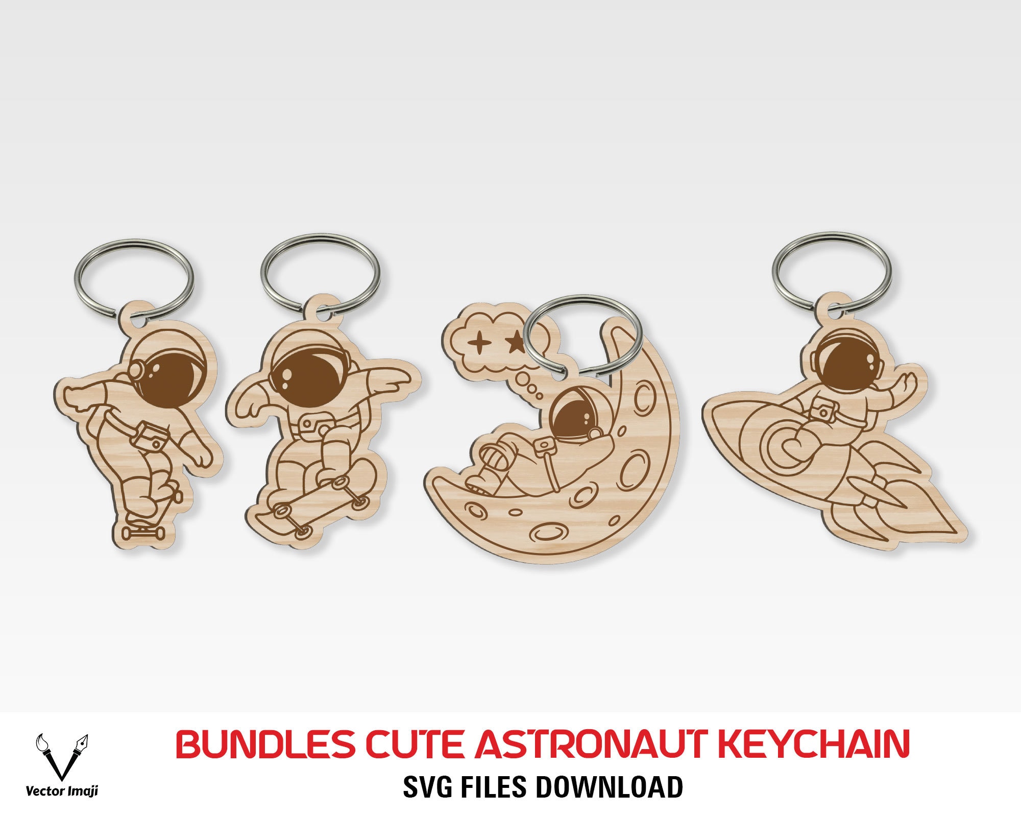 Keychain Bundle SVG Space Keychain Svg Astronaut Keychain - Etsy Australia