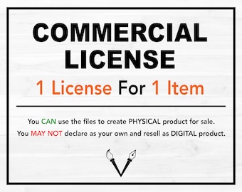 COMMERCIAL LICENSE for Digital Vector Template Laserlace_40. Digital ...