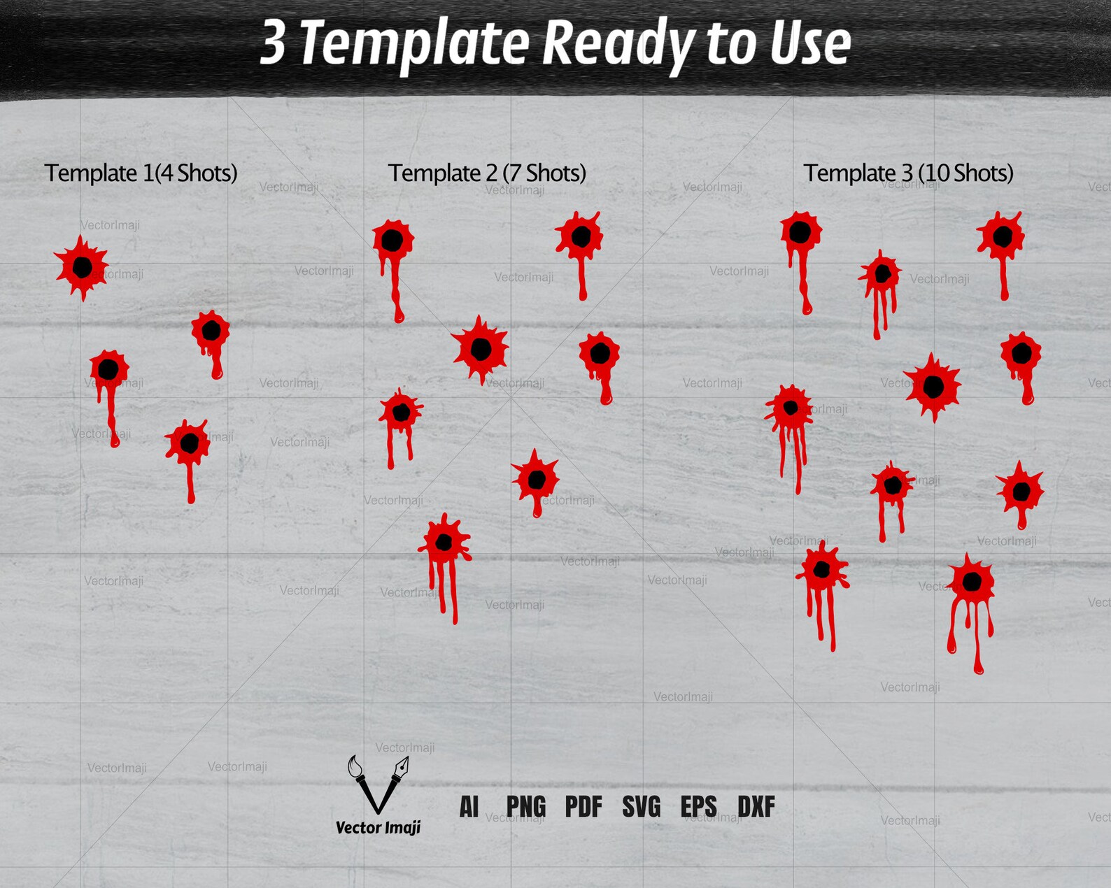 Gun Bullet Holes svg Gunshot Wounds svg Gunshot Effects svg | Etsy