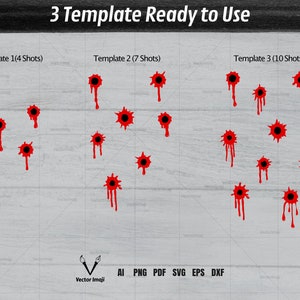 Gun Bullet Holes Svg, Gunshot Wounds Svg, Gunshot Effects Svg, Bullet ...