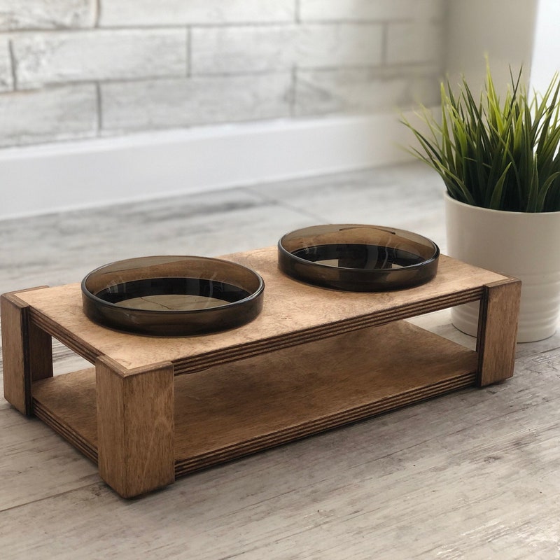 Rustic Dog Bowl - Etsy