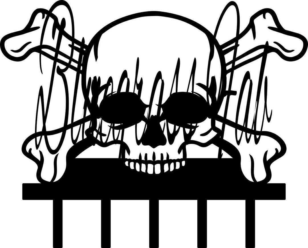 Skull and Bones Key Rack - Etsy