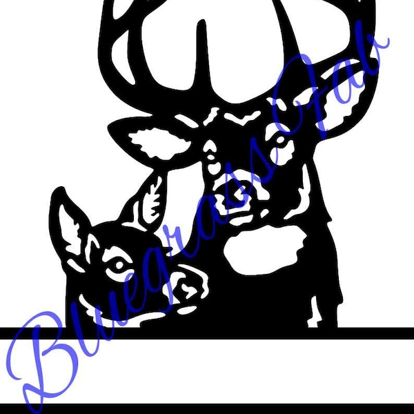 Buck and Doe Metal Sign - Etsy