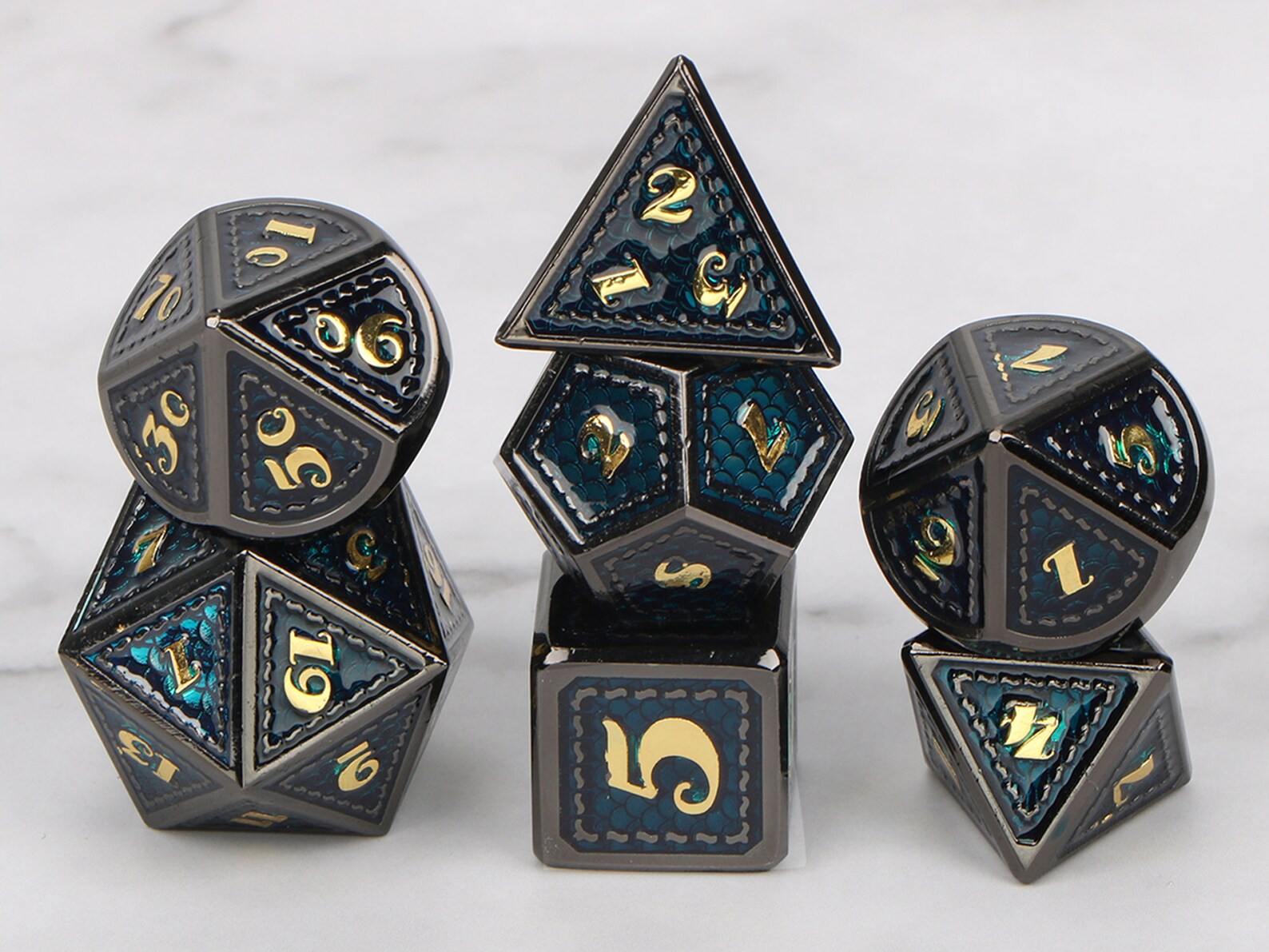 D&D Würfel aus Metall / D&D Würfel grün / Dungeon Dice / Rpg | Etsy