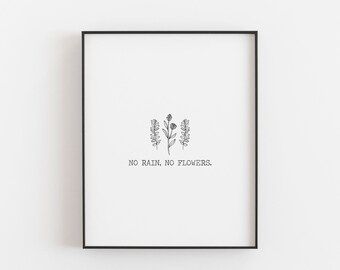 Rain Art Print | Etsy