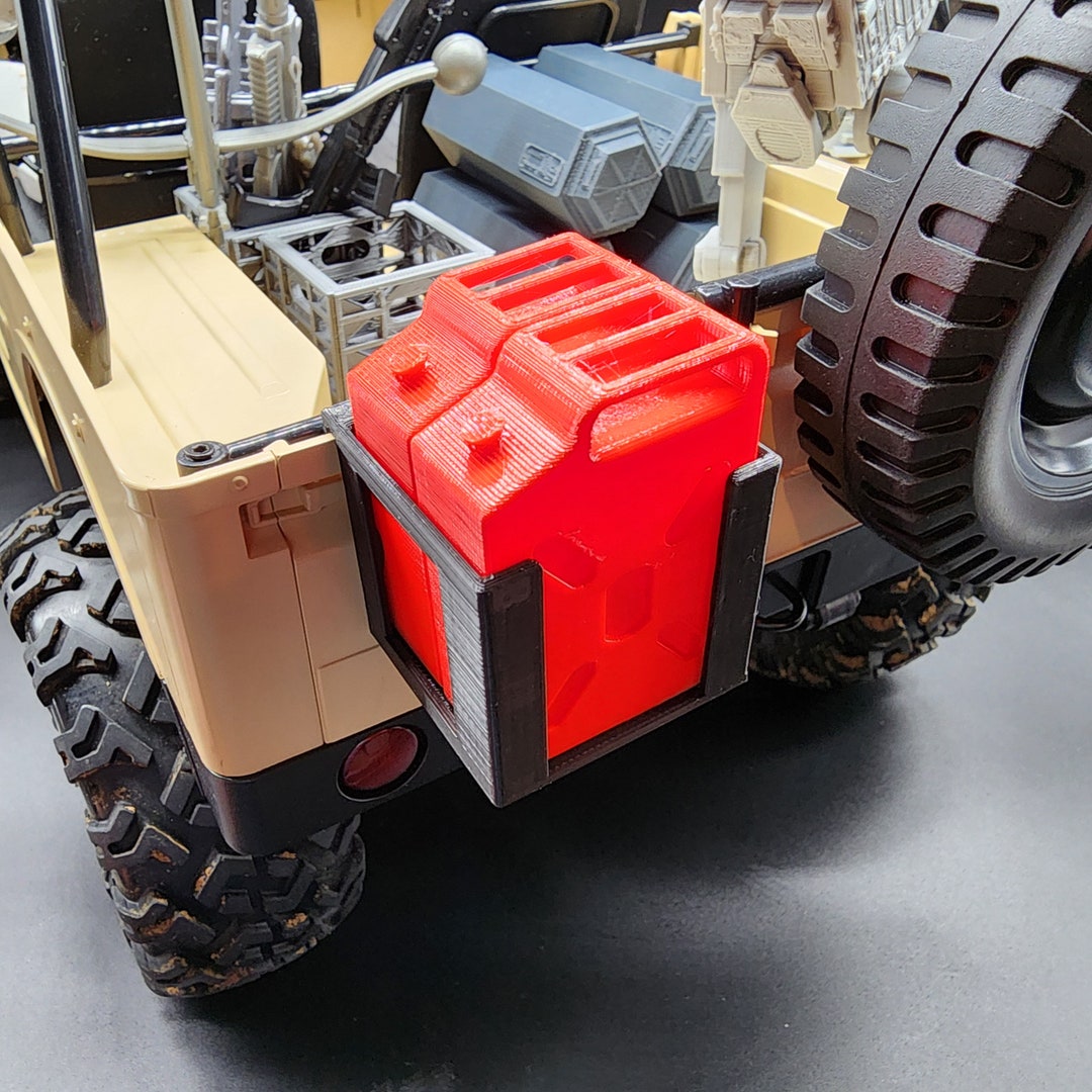 1/6 Scale Gas Cans and Mount for FMS 1970 Suzuki Jimny and Other RC ...