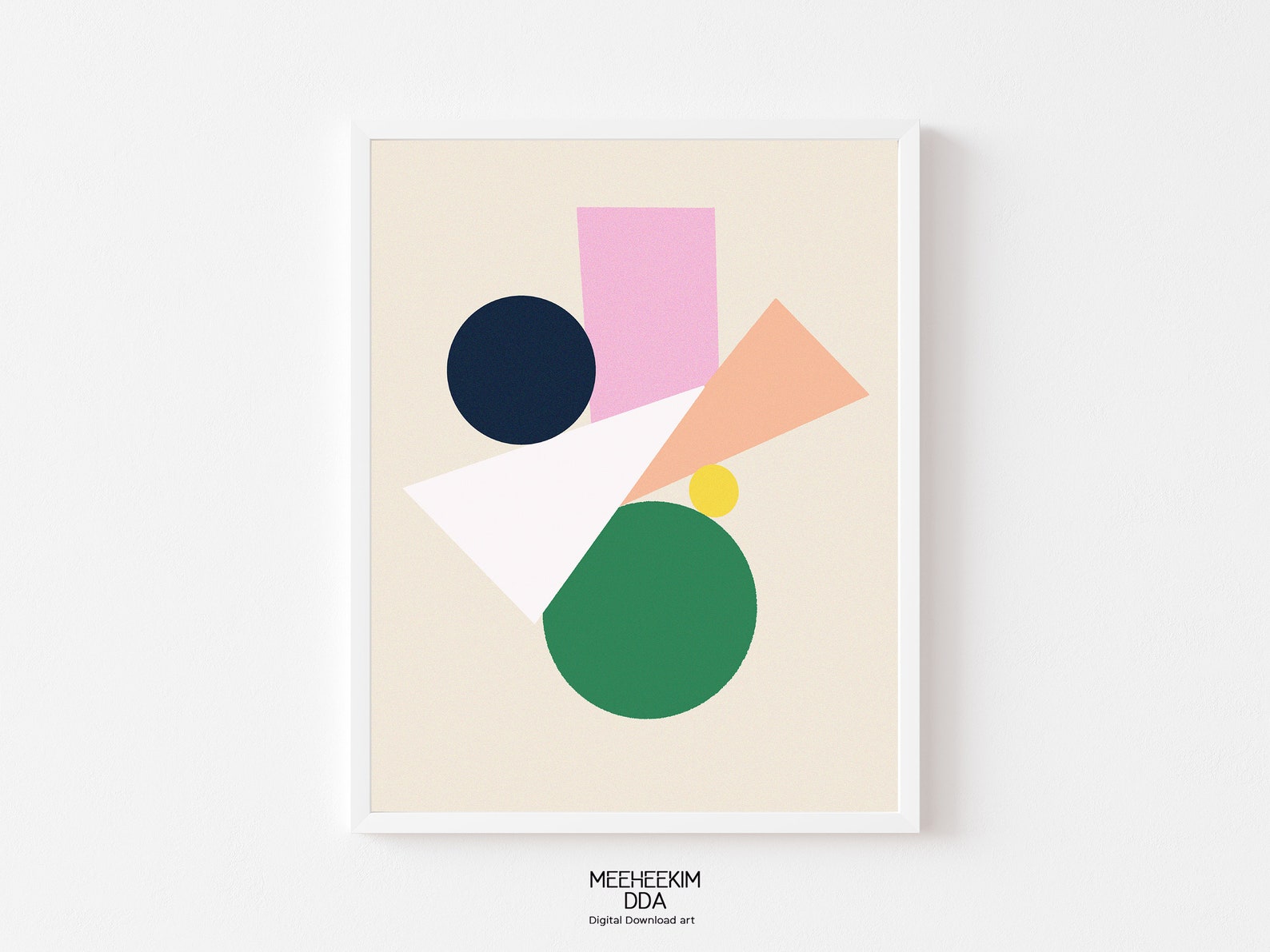 Abstract Shapes Print Wall Artprintable Abstract Digital - Etsy