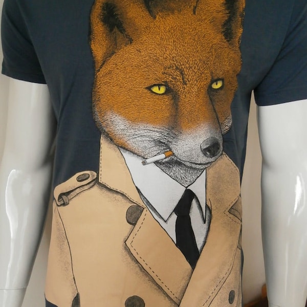 Fox Detective Art - Etsy