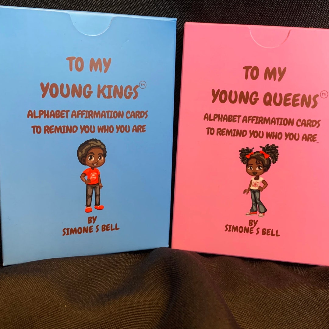 Alphabet Affirmation Flash Cards for Children - Etsy