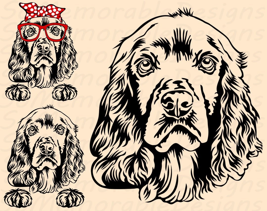 Cocker Spaniel Svg, Cocker Spaniel Svg File for Cricut, Cocker Spaniel ...