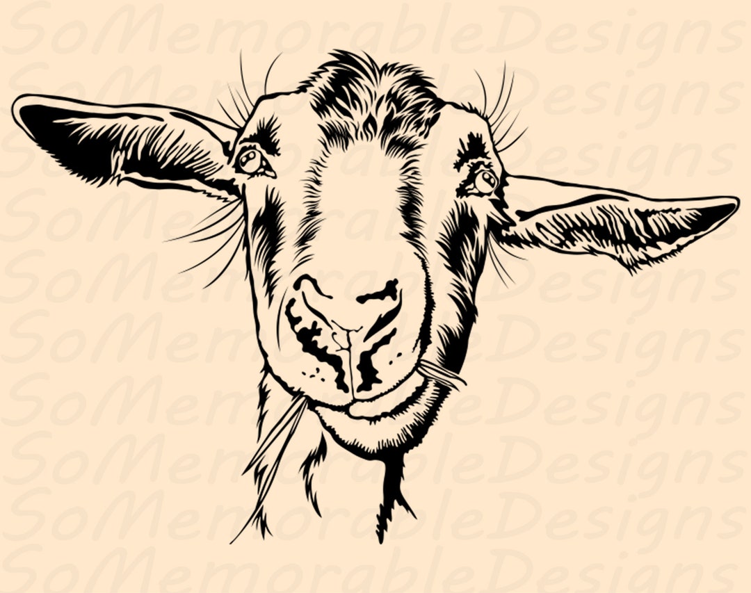 Cute Goats SVG Cut File, Goats SVG Design - Etsy
