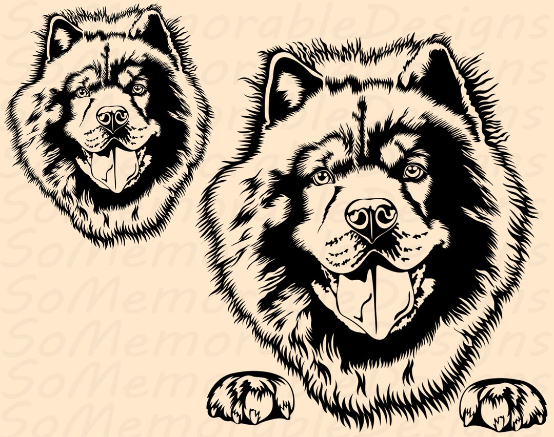 Chow Chow Svg, Chow Chow Svg File for Cricut, Chow Chow Printable ...