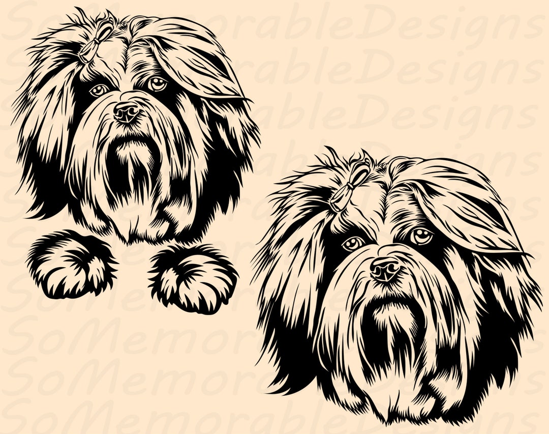 Lhasa Apso Svg, Lhasa Apso Svg File for Cricut, Lhasa Apso Printable ...