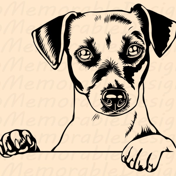 Jack Russell Vector - Etsy