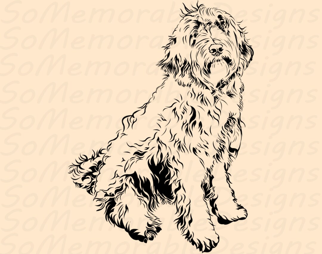 Labradoodle svg, Labradoodle svg file for cricut, Labradoodle diseño de ...
