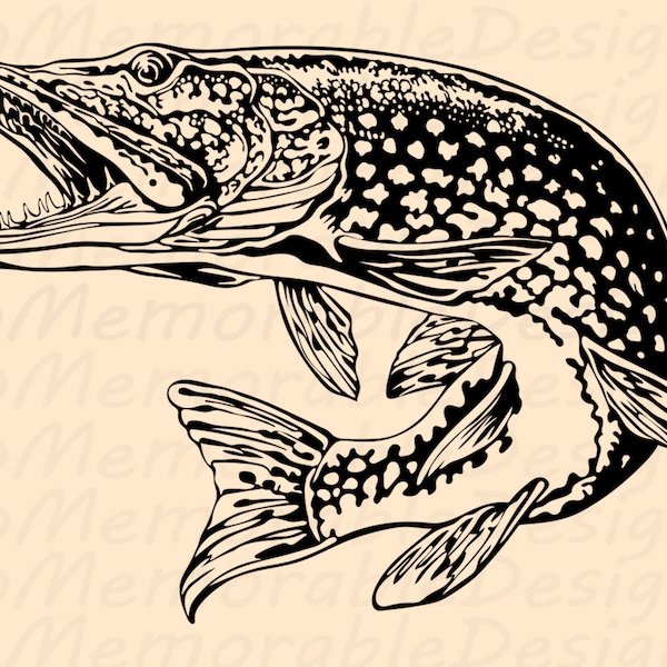 Northern Pike - Etsy