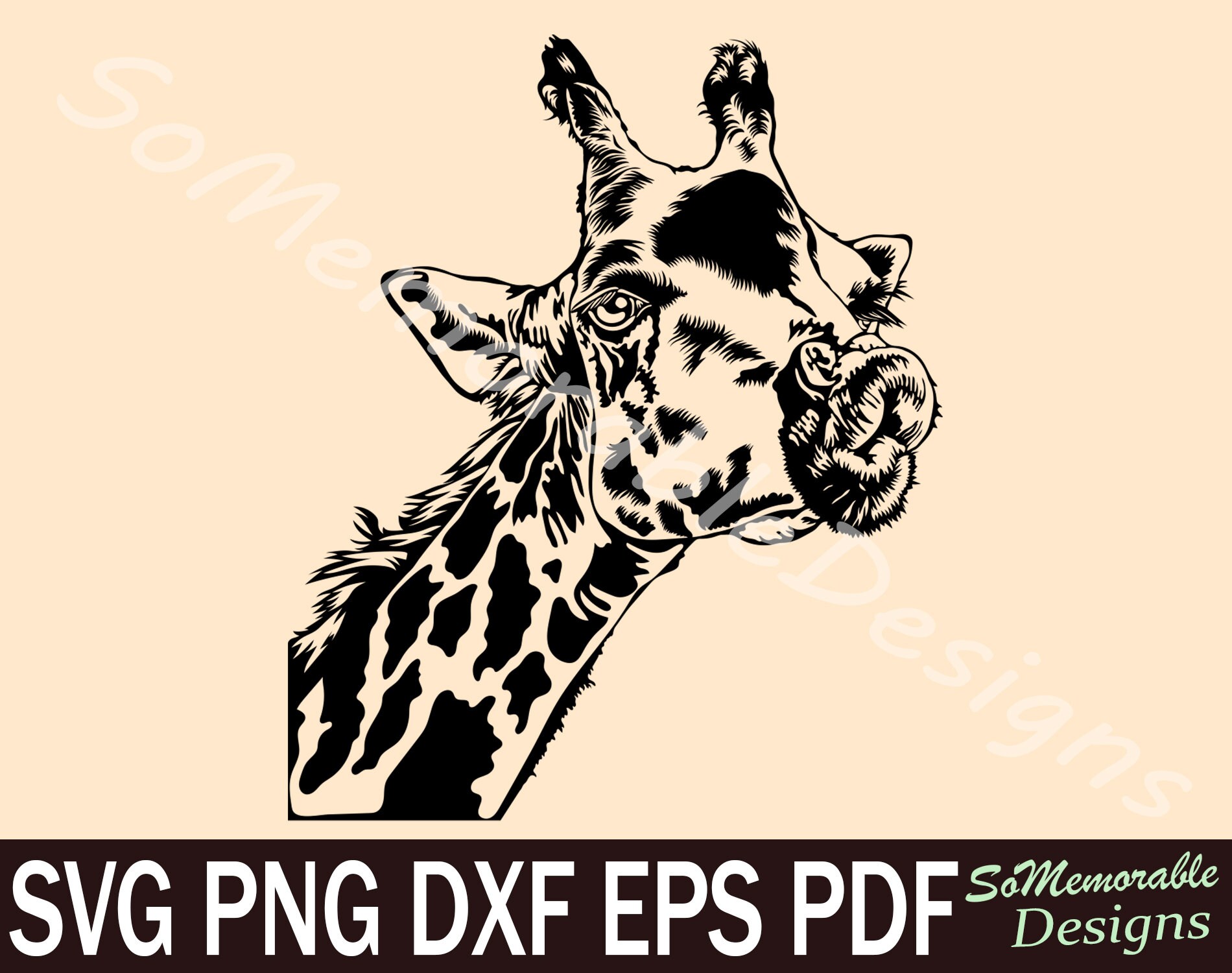 Giraffe Svg Files for Cricut Giraffe Svg Designs Cute | Etsy