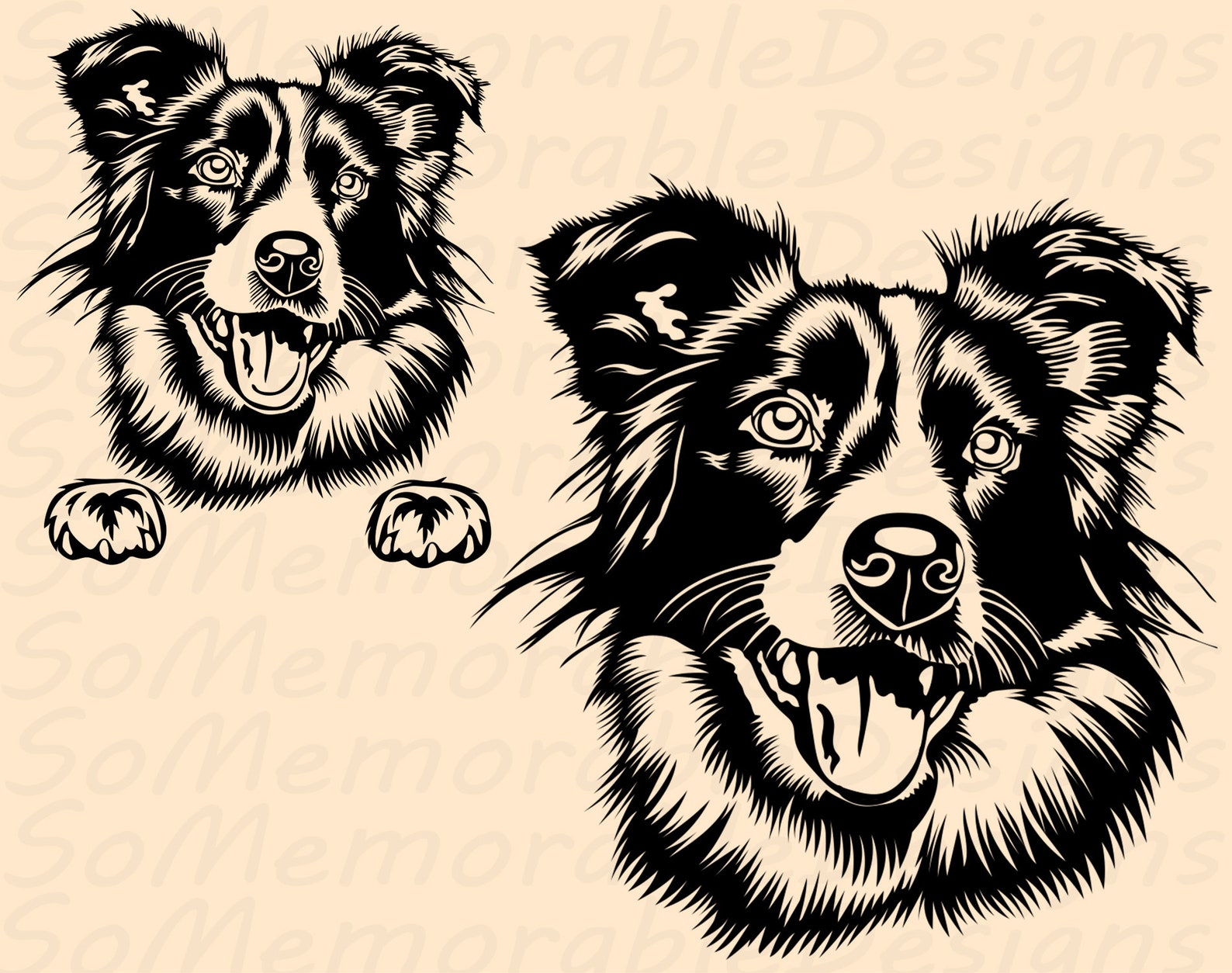 Border Collie Svg, Border Collie Svg File for Cricut, Border Collie ...