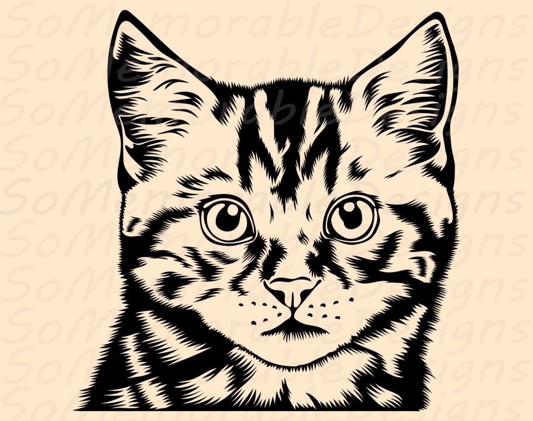 Cat Svg Cat Svg Design Cat Cut File for Cricut Cat Print - Etsy