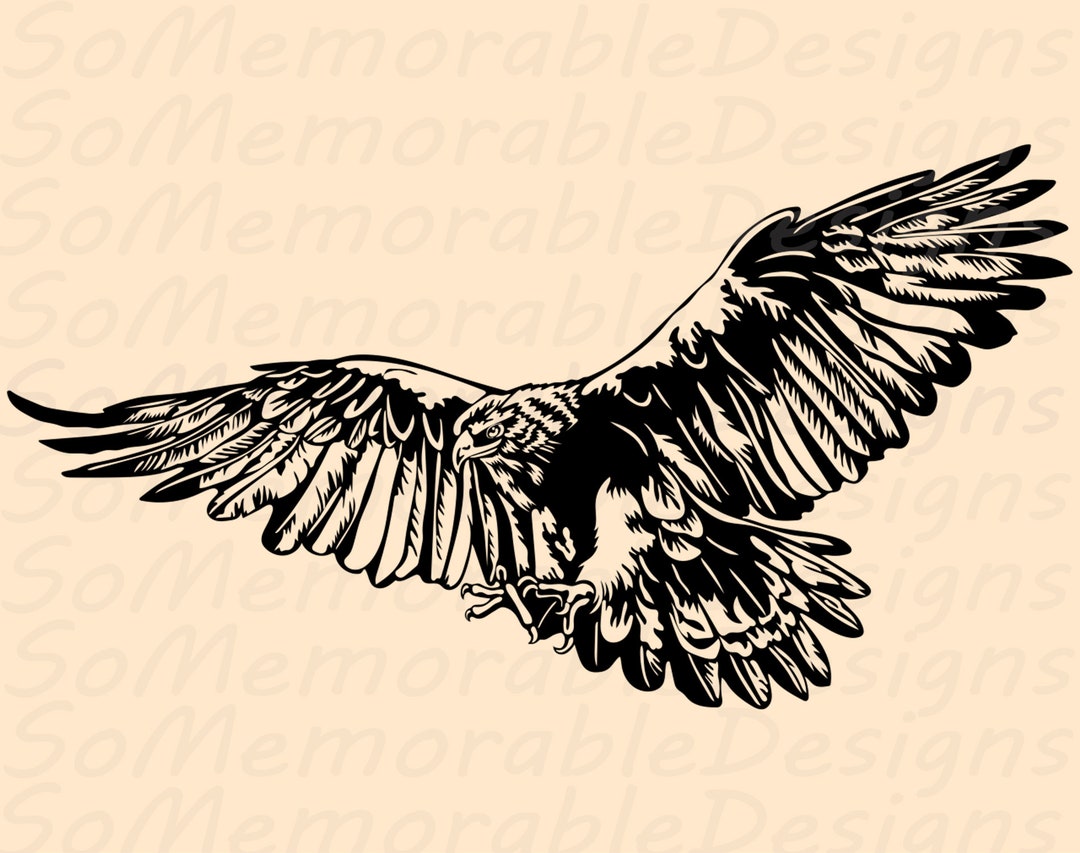 Eagle Svg, Eagle Svg Files, Eagle Svg Design, Eagle Cut File, Eagle ...