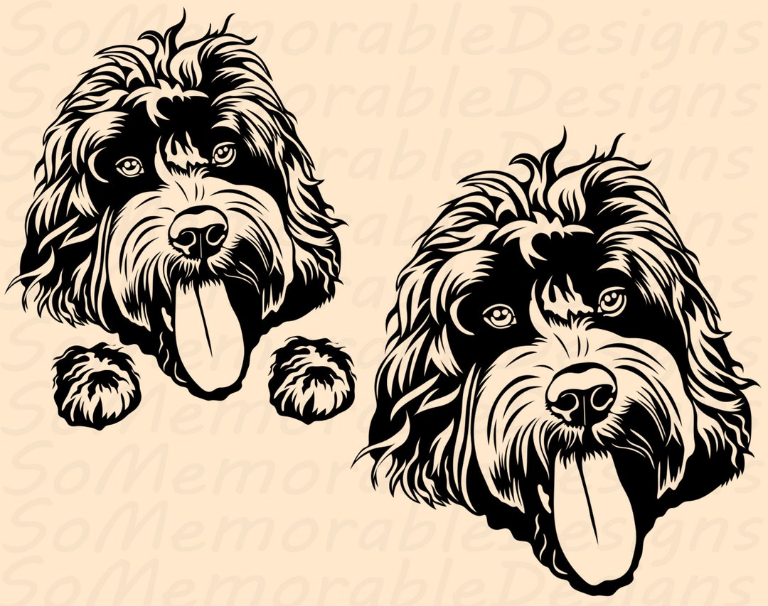 Cockapoo Svg, Cockapoo Svg File for Cricut, Cockapoo Printable Tshirt ...