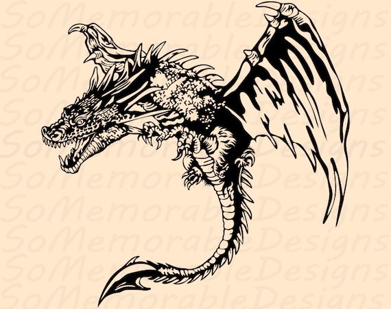 Dragon Svg Files for Cricut Dragon Svg Designs - Etsy